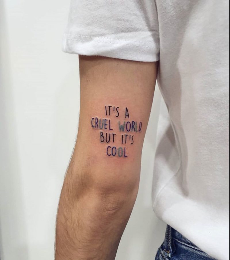 50+ Inspiring Quote Tattoos - The XO Factor