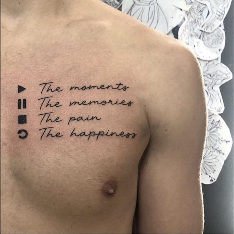 50+ Inspiring Quote Tattoos - The XO Factor