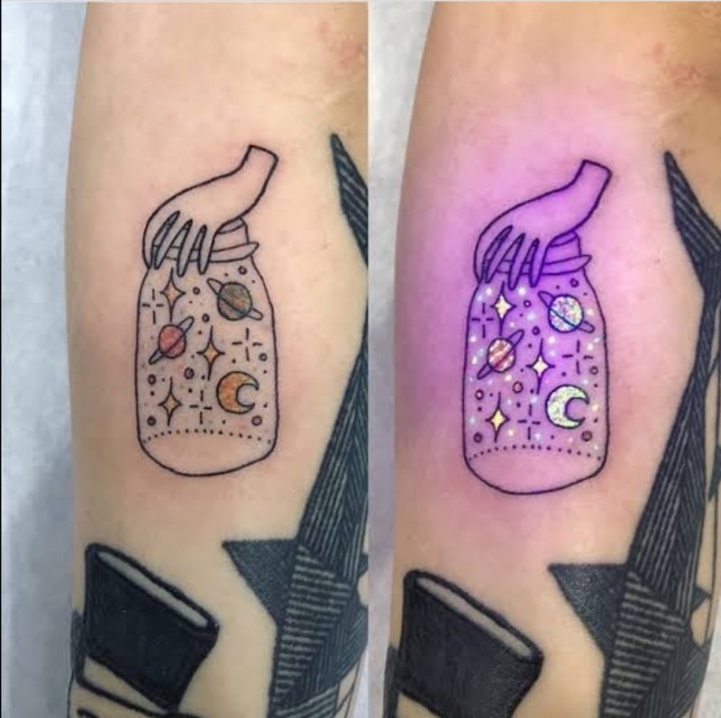 20+ Incredible UV Tattoo Designs To Glow In The Dark - The XO Factor