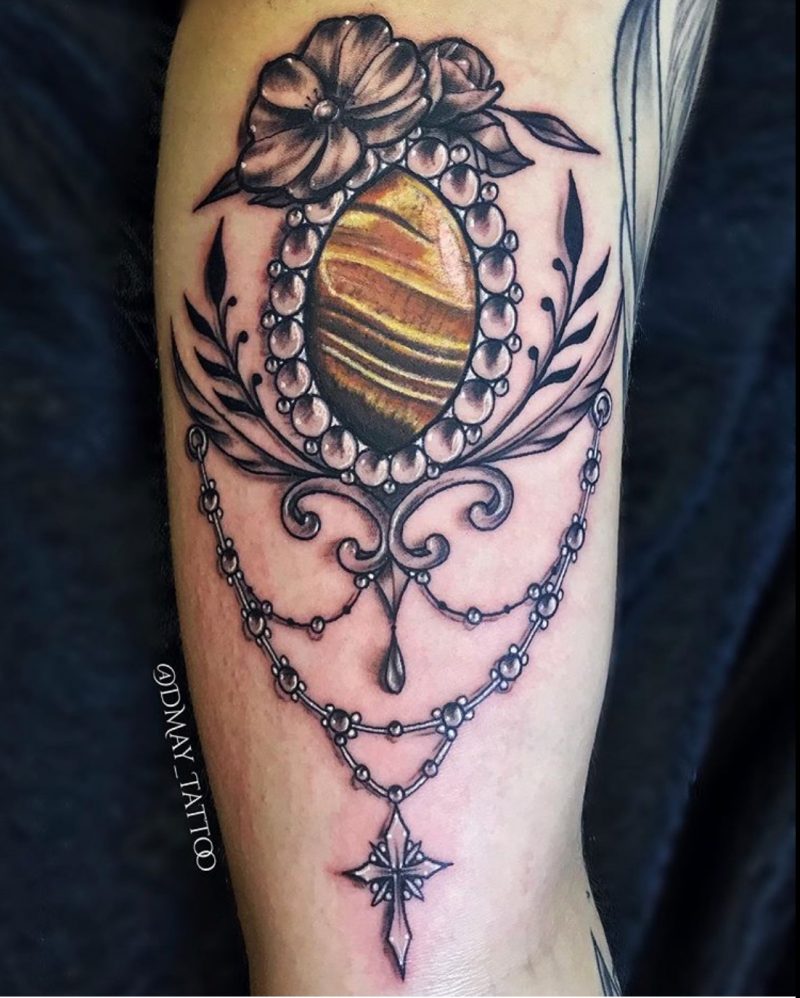 40+ Dazzling Gemstone Tattoos You'll Love - The XO Factor