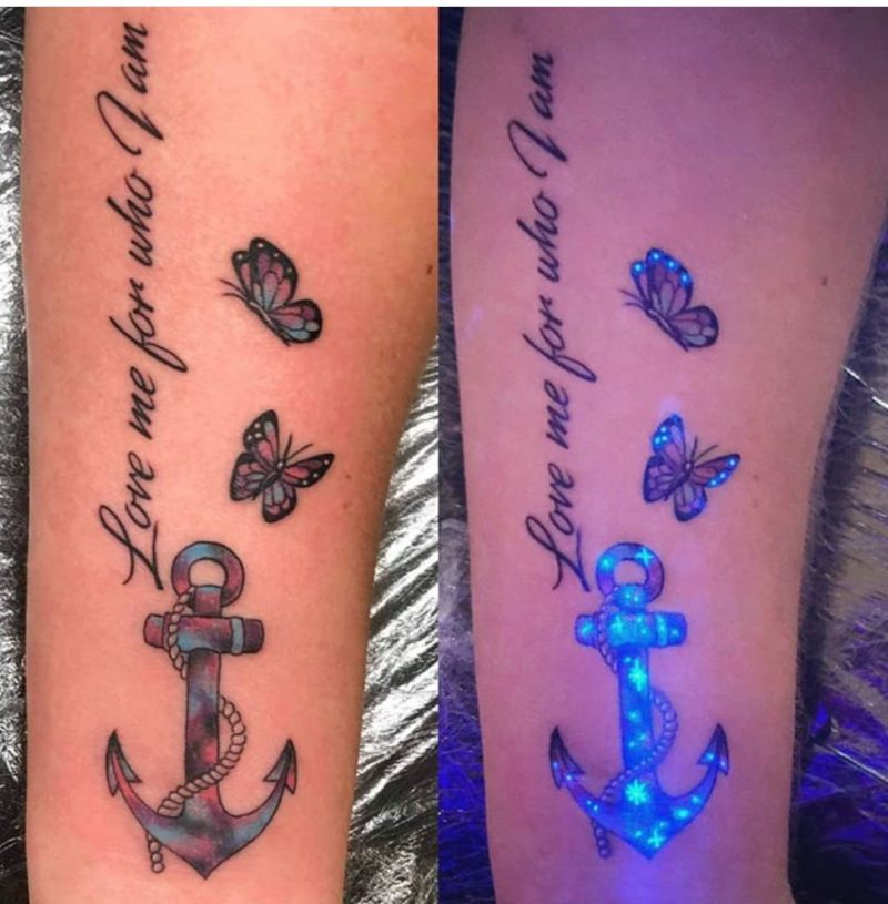 20+ Incredible UV Tattoo Designs To Glow In The Dark - The XO Factor