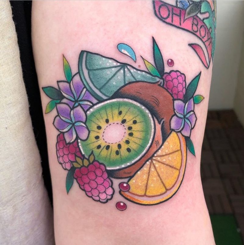 50 Best Fruit Tattoo Designs - The XO Factor