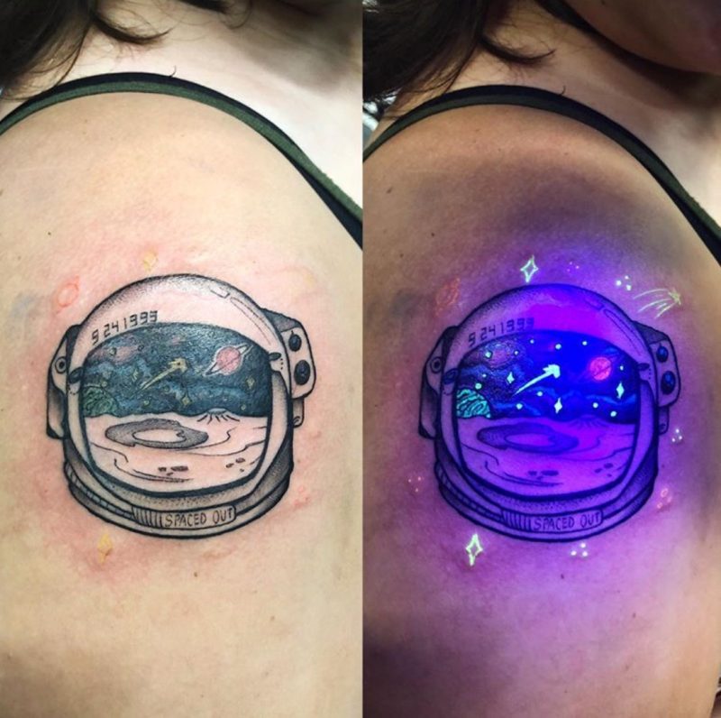 20+ Incredible UV Tattoo Designs To Glow In The Dark - The XO Factor