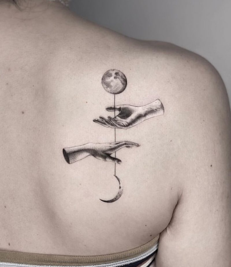 40+ Beautiful Moon Tattoo Design Ideas - The XO Factor