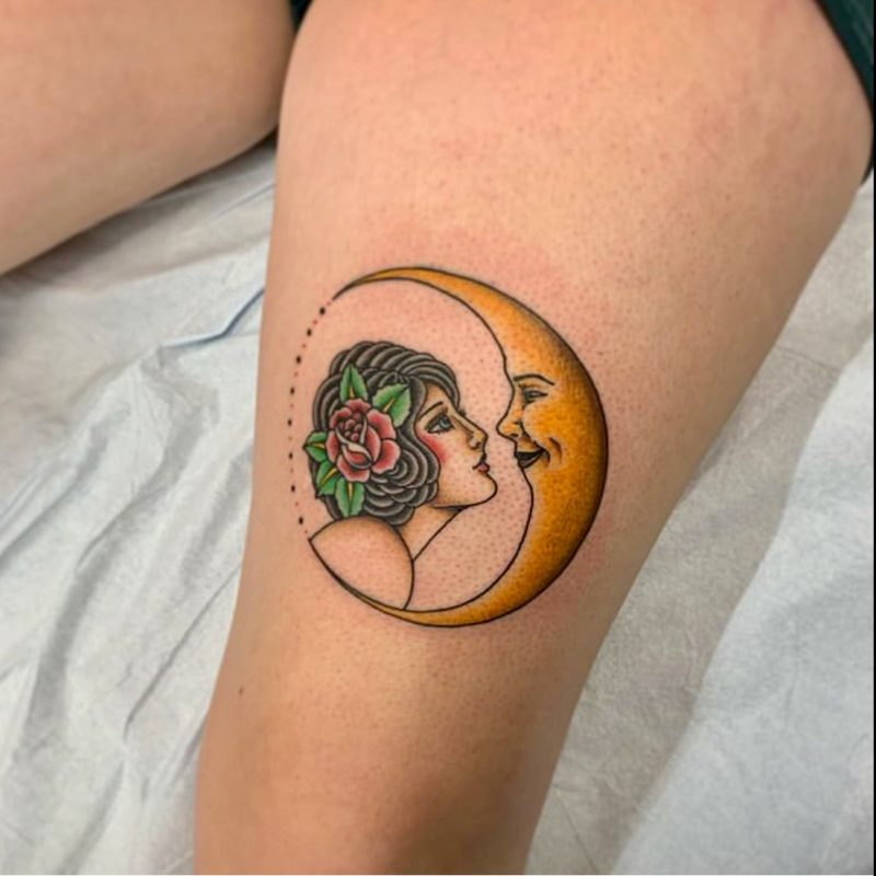40+ Beautiful Moon Tattoo Design Ideas - The XO Factor