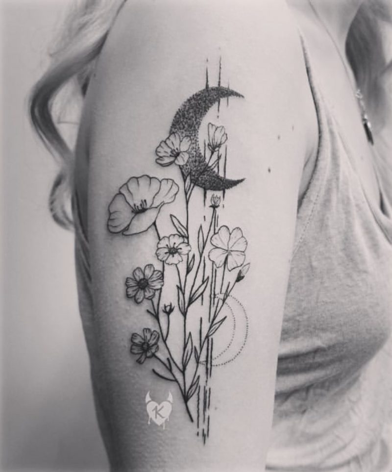 40+ Beautiful Moon Tattoo Design Ideas - The XO Factor