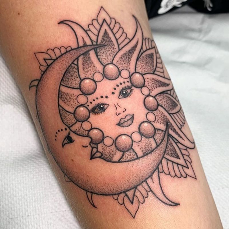 30+ Amazing Sun Tattoo Designs To Brighten Your Mood - The XO Factor