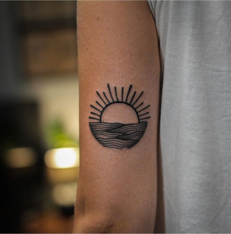 30+ Amazing Sun Tattoo Designs To Brighten Your Mood - The XO Factor