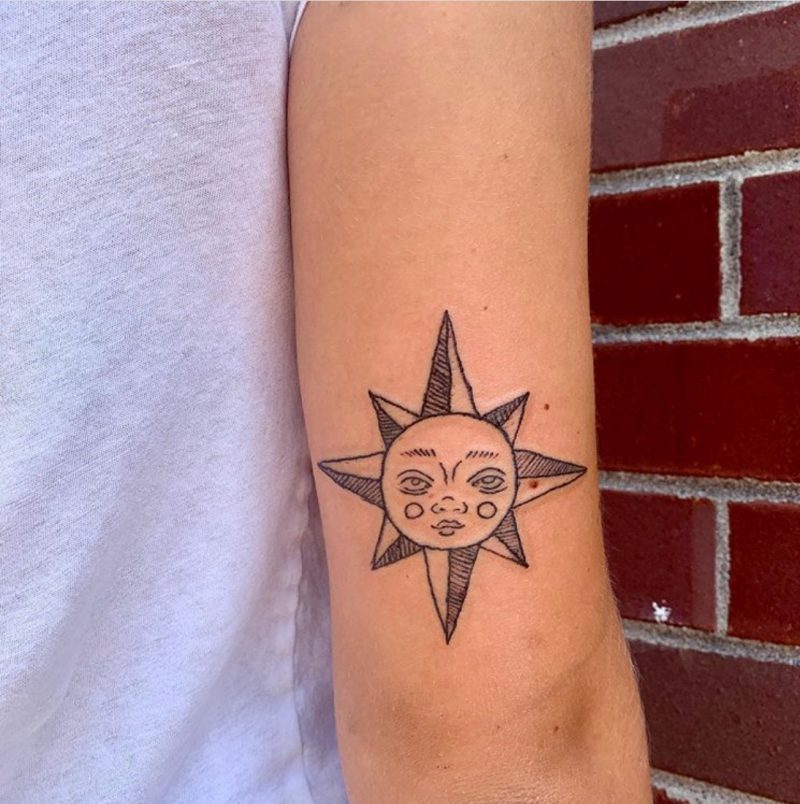30+ Amazing Sun Tattoo Designs To Brighten Your Mood - The XO Factor