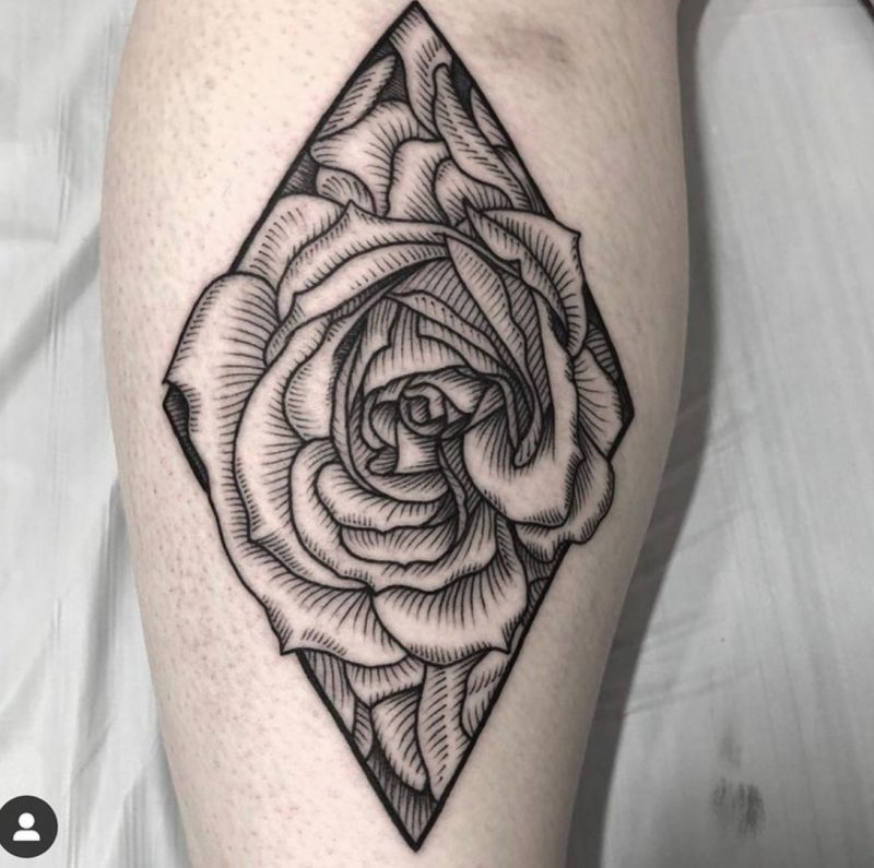20+ Beautiful Rose Flower Tattoo Designs - The XO Factor