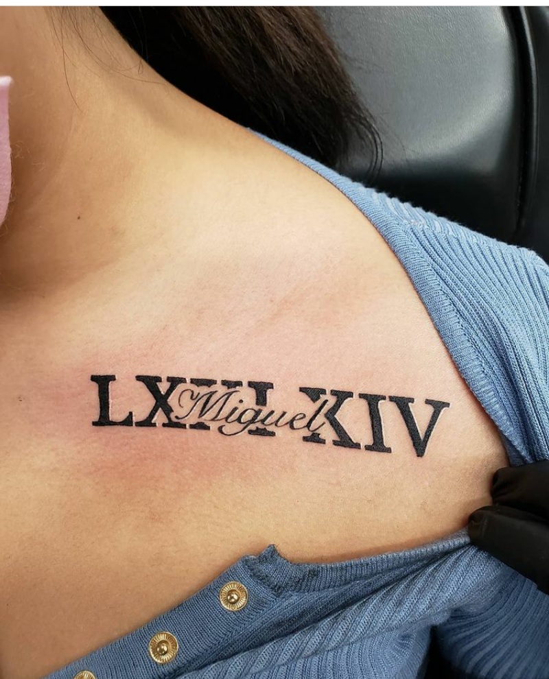 29 Cool Roman Numerals Tattoos The XO Factor