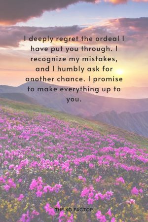 75 Sorry Messages For The Perfect Apology - The XO Factor