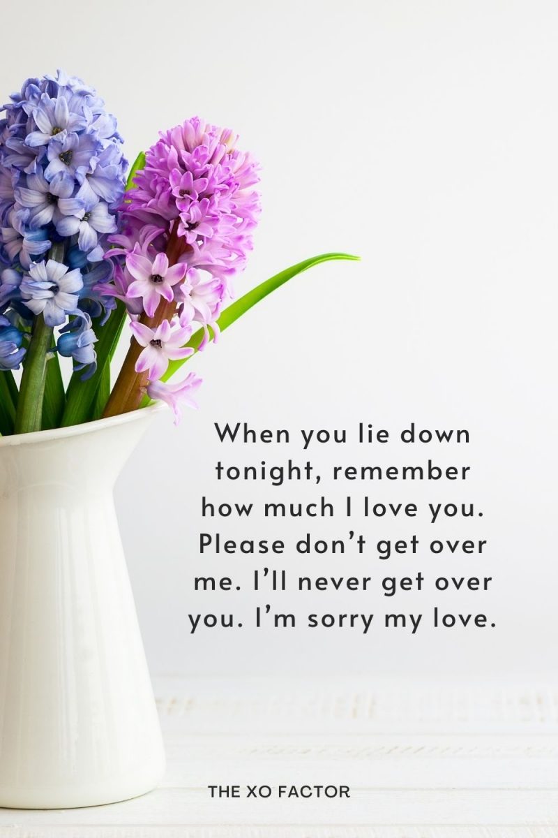 75 Sorry Messages For The Perfect Apology - The XO Factor