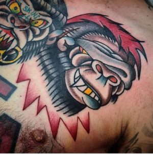 10+ Interesting Monkey Tattoos You'll Love - The XO Factor