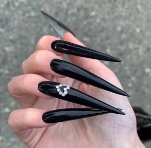 25 Stunning Pointy Nails You Should See - The XO Factor