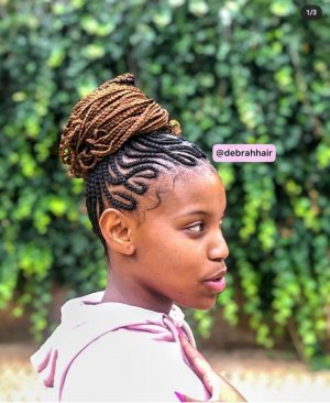 18 Beautiful Cornrow Updos To Try - The XO Factor