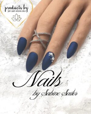Lovely Blue Wedding Nails For The Modern Bride - The XO Factor