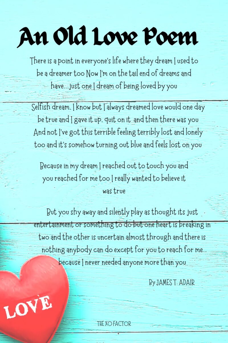 20 Romantic Love Poems For Lovers - The XO Factor