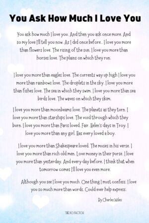 20 Romantic Love Poems For Lovers - The XO Factor