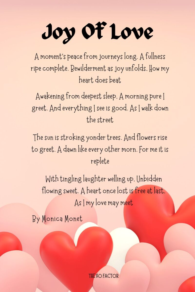 20 Romantic Love Poems For Lovers - The XO Factor