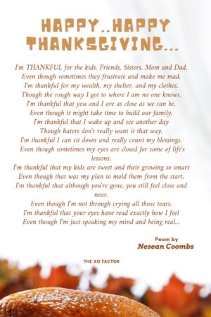 20 Thanksgiving Poems: Celebrating Gratitude And Togetherness - The XO ...