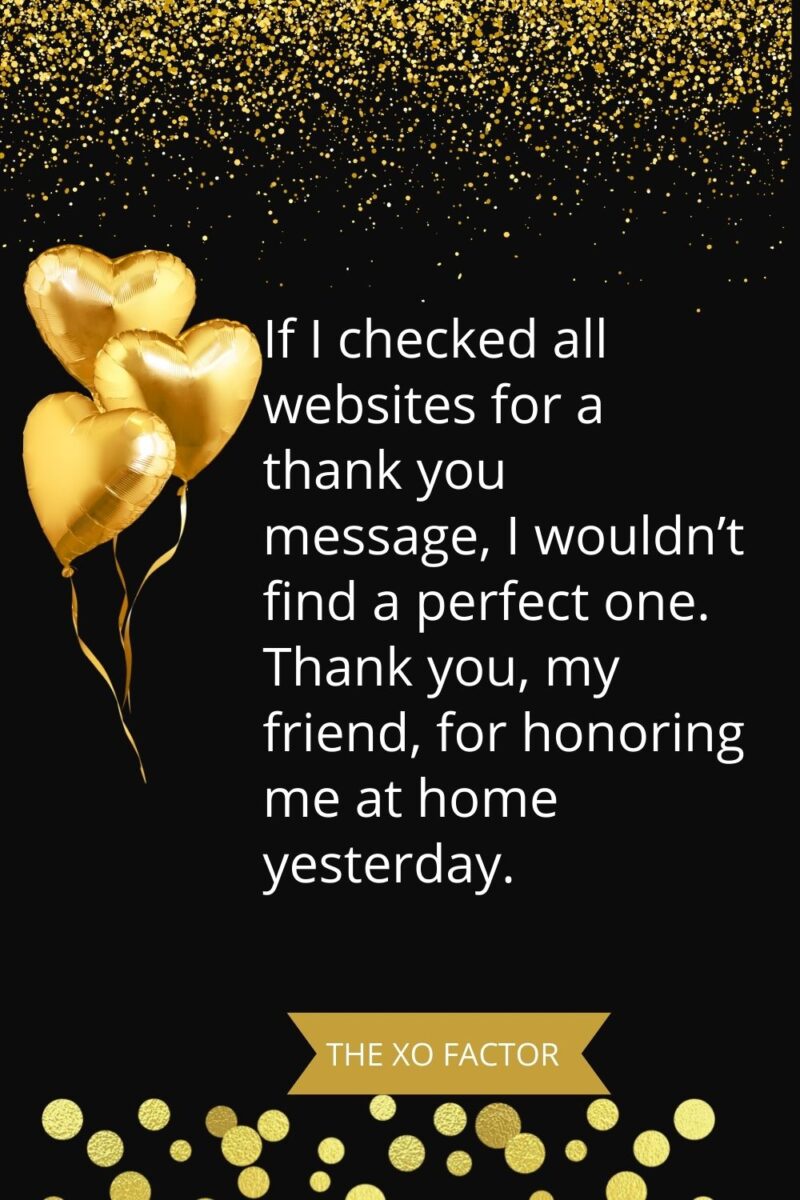 100 Heartfelt Thank You Messages For Friends And Family - The XO Factor