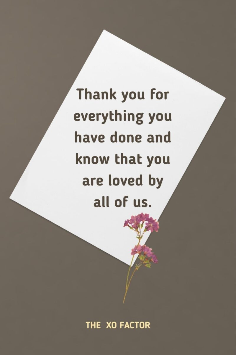 100 Heartfelt Thank You Messages For Friends And Family - The XO Factor