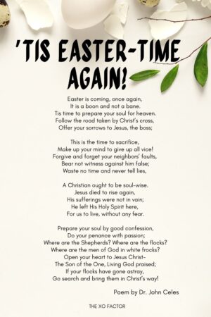 20 Beautiful Easter Poems - The XO Factor