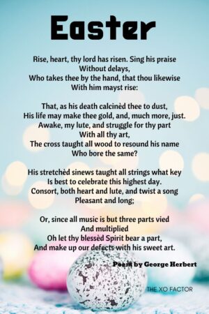 20 Beautiful Easter Poems - The XO Factor