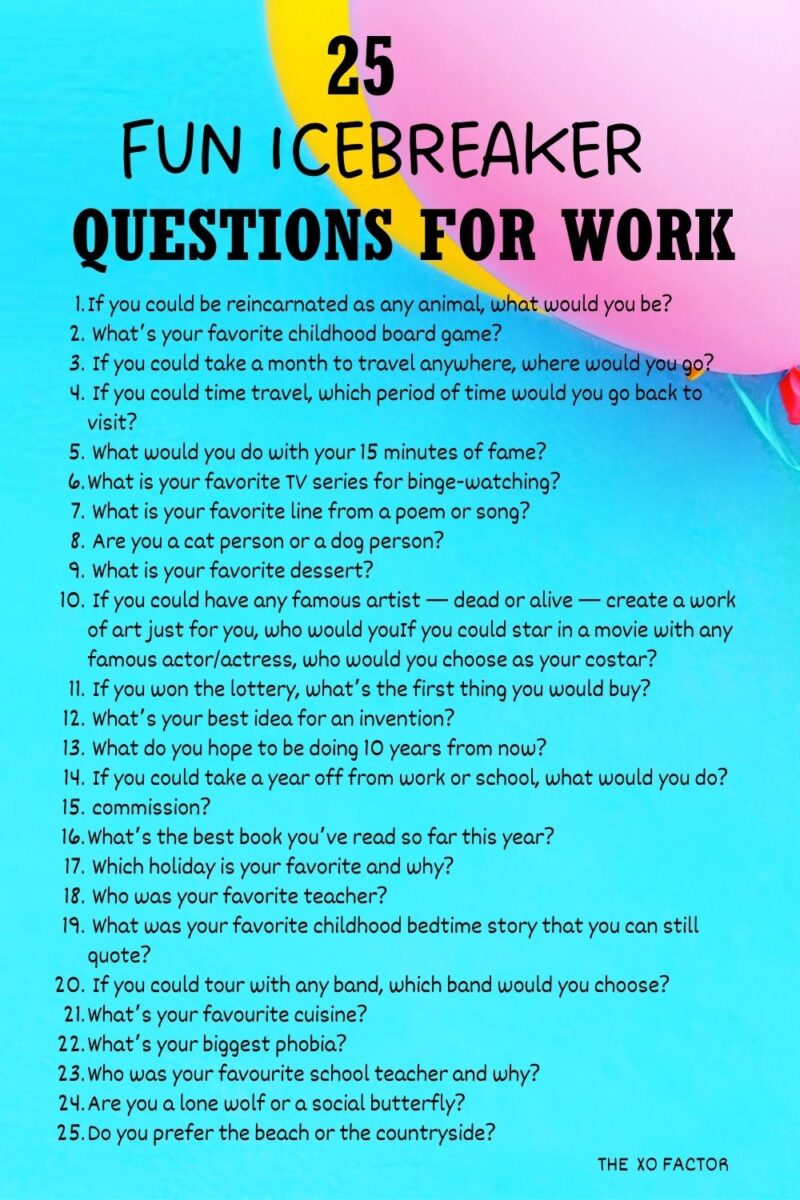 200 Good Icebreaker Questions For Work The XO Factor 200-good-icebreaker-questions-for-work-the-xo-factor